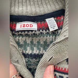 Izod | Sweaters | Mens Izod Cotton Xl Sweater Geometric Design | Poshmark